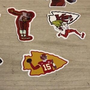 None | Other | Kansas City Chiefs Decal Stickers Lot Of 9 New Please ...